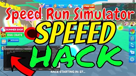 Speed Run Simulator Script Gui Auto Farm Roblox Game Youtube