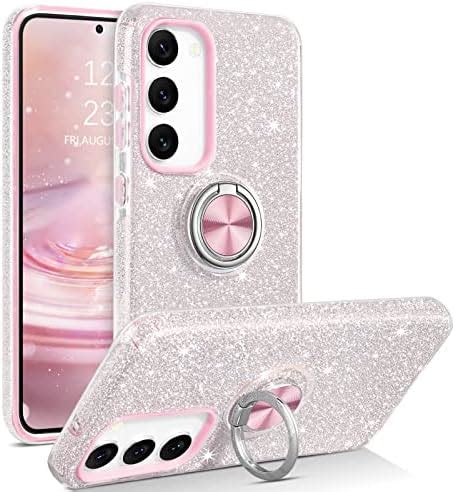 Amazon DOMAVER For Samsung Galaxy S24 Case Glitter With Rotating