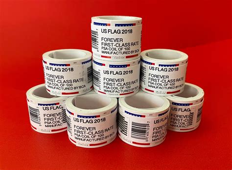 Stamps Postage Lot Of 10 Forever 2018 USA New Sealed Roll Coil Etsy