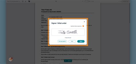 Hvordan Laste Opp En Håndskrevet Signatur
