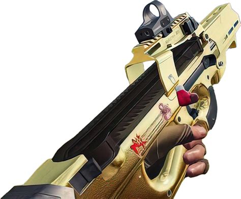 Blood Strike Golden P90 PNG by Divoras on DeviantArt