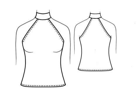 Printable Halter Top Pattern