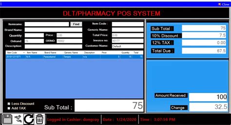 Pharmacy Management System Project Using Vb Net Source Code 2022 Simple