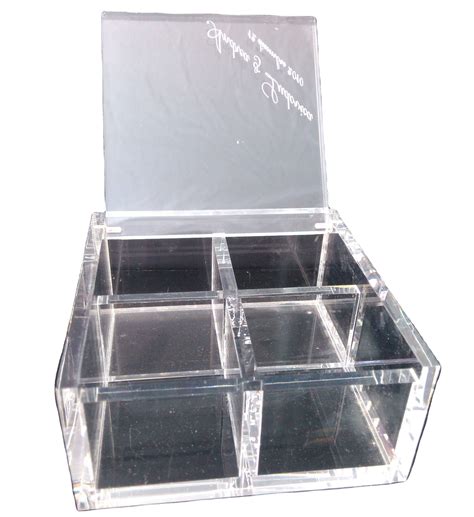 Custom Made Acrylic Storage Box With Lid Acrylic Storage Box And Small Clear Acrylic Boxes