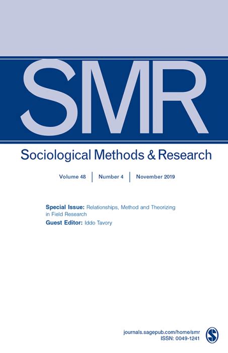 Buy Sociological Methods And Research Journal Subscription Sage Publications