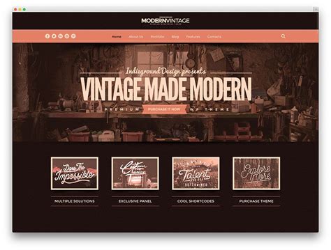 12 Best Vintage And Retro Wordpress Themes For Hipsters 2025 Vintage