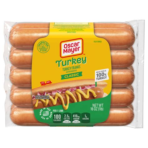 Save On Oscar Mayer Original Uncured Turkey Franks 10 Ct Order Online