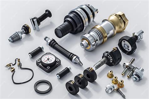 Assorted Metal Parts And Components For Engineering And Manufacturing