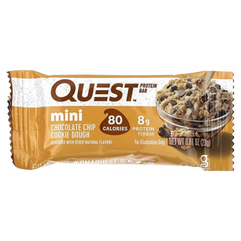 Quest Nutrition Protein Bar Minis Chocolate Chip Cookie Dough 14