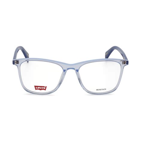 Levis Unisex Blue Rectangular Eyeglass Frames Lv10030mvu0052