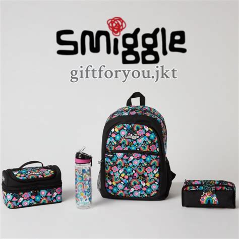 Jual Tas Smiggle Drift Classic Backpack Black Tas Ransel Sekolah School