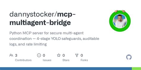 Github Dannystockermcp Multiagent Bridge Python Mcp Server For
