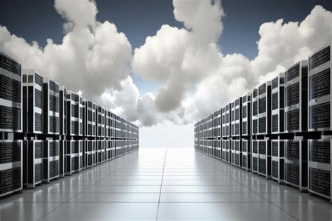 Premium Photo Generated Illustration Of Cloud Storage Technology And