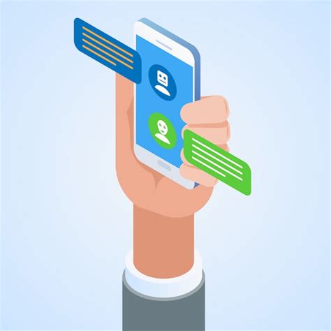 봇 채팅 프리미엄 벡터