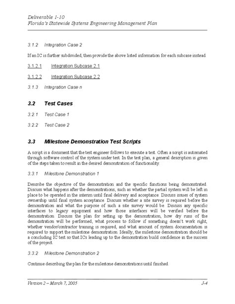 System Test Plan Template Free Download