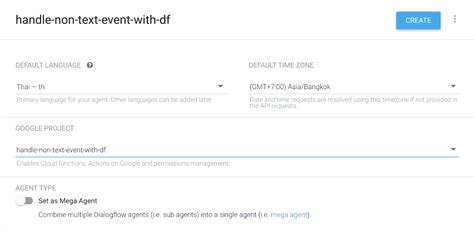 handle non text event with dialogflow