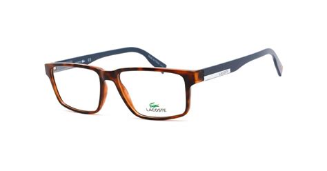Lacoste L2897 Eyeglasses Havana Clear Lens In Blue For Men Lyst