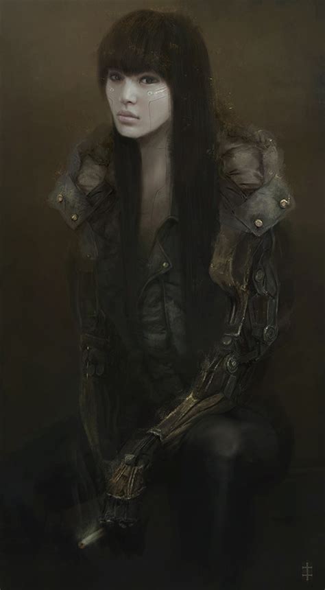 Artstation Cyborg Girl
