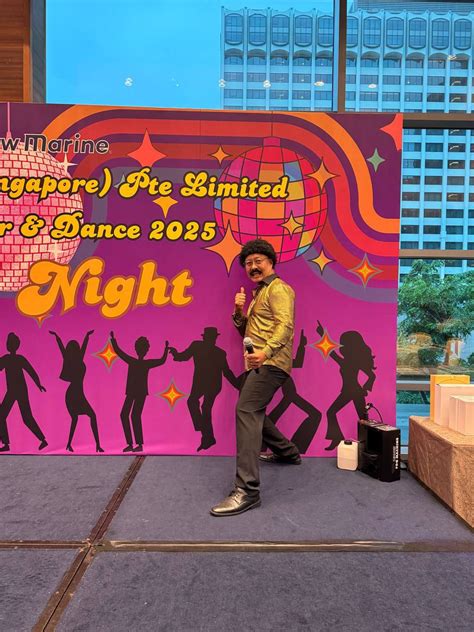Emcee 14th November 2025 Drew Ameroid Singapore Annual Dinner And Dance 2025