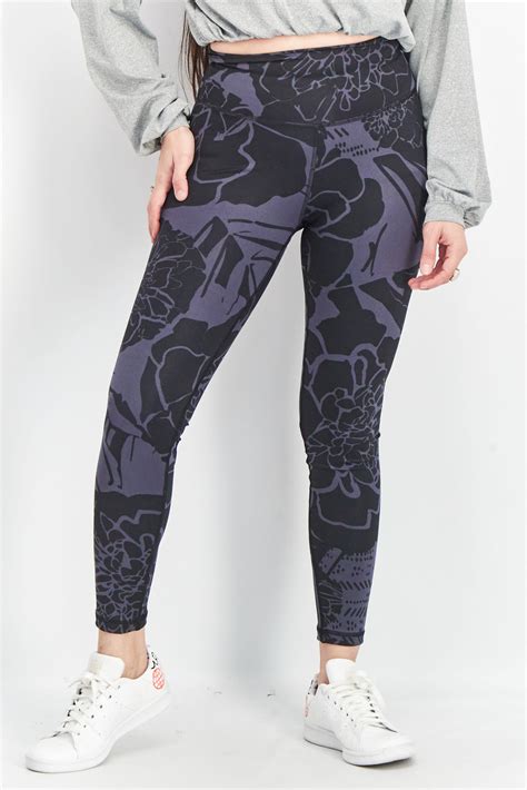 Buy Adidas Women Tight Fit Training Leggings Black Indigo Online