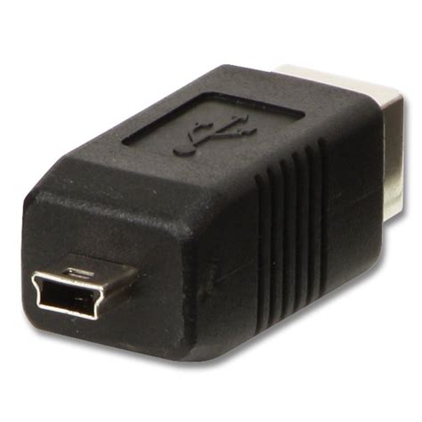 USB Adapter USB B Female To Mini B Male From LINDY UK