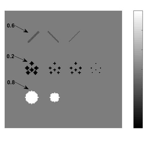Central Slices Of The Cirs Phantom Download Scientific Diagram