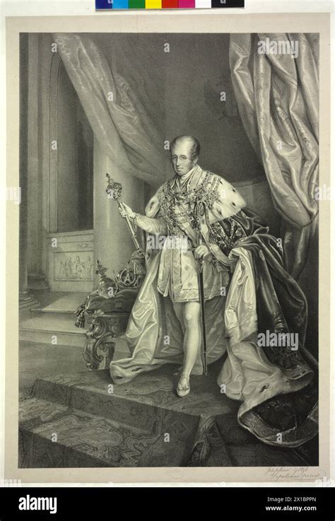 Ferdinand I Emperor Of Austria Picture In The Coronation Robes As