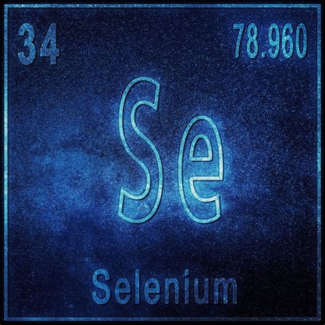Premium Photo Selenium Chemical Element Sign With Atomic Number And