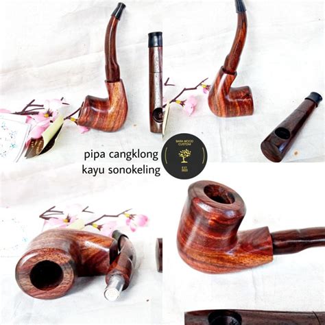 Jual Pipa Cangklong Cangklong Kerajinan Tangan C4ngklong Lengkung Kayu