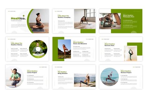 Шаблон Keynote для Healtico — «Здоровая культура Шаблоны презентаций Включая иммунный и