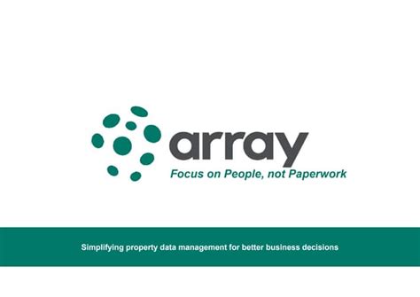 Array Seed Pitch Deck 2019 Ppt