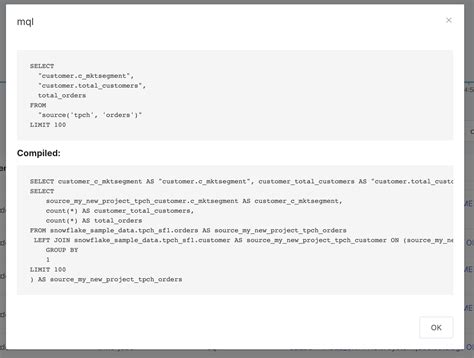Sisense Cloud Metriql Docs