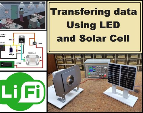 Li Fi Data Transfer Experiment Transferring Data Using A Led And