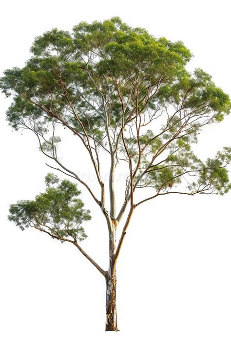 Tree Objects On White Backgrounds Isolated Trees On White Backgrounds