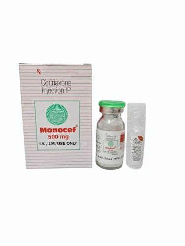 500mg Ceftriaxone Injection At ₹ 195 Vial Ceftriaxone Injection In