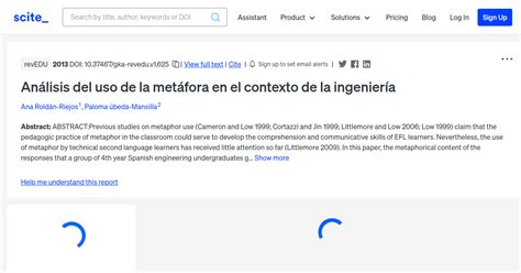 Análisis Del Uso De La Metáfora En El Contexto De La Ingeniería