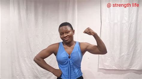 Biceps Flexing Arm Wrestling Overhead Womens Strength Youtube