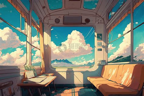 吉卜力风格插画插画图片下载 正版图片600013461 摄图网