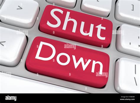 Pc Shut Down Button Hi Res Stock Photography And Images Alamy