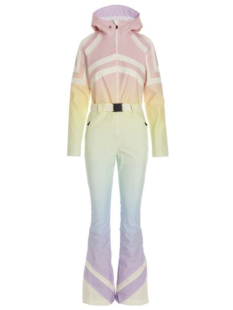 Perfect Moment Tignes Hooded Ski Suit In Multicolor Modesens Gb