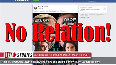Fake News Robert Soros Son Of George Soros NOT Married To Sister Of
