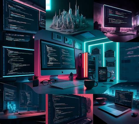 Programming Background Premium AI Generated Image