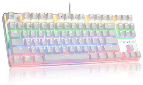 Клавиатура METOO ZERO-X51 Outemu Blue, белый, русская — купить в ...