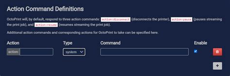 Trying To Set Up Host Action Cmds Get Help Octoprint Community Forum