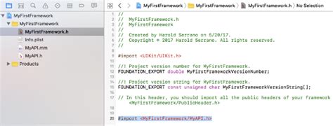 Creating A Framework In Xcode Harold Serrano Game Engine Developer