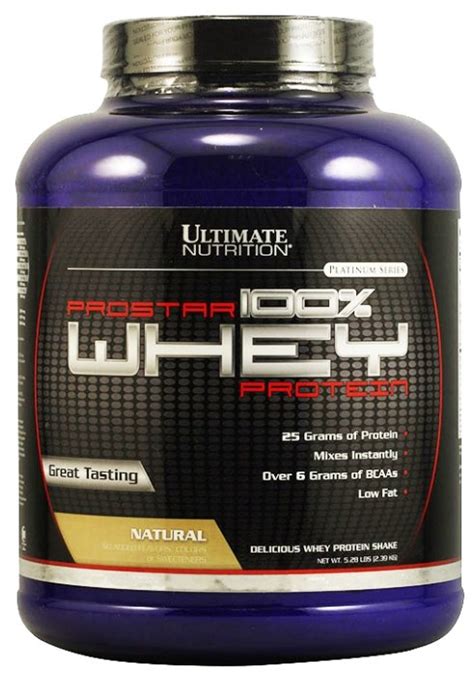 Prostar 100% whey protein от ultimate nutrition: как принимать, состав ...