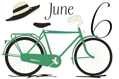 おしゃれ6月・自転車のある風景｜イラスト・フリー素材なら「シンテリ」