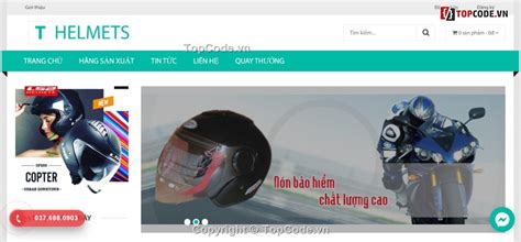 Source Code Website Bán Hàng Nón Bảo Hiểm Giao Diện đẹp Mắt Asp Mvc