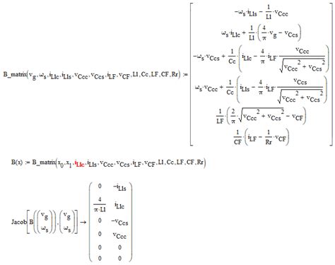 Solved Jacobian Computation Mathcad 11 Ptc Community