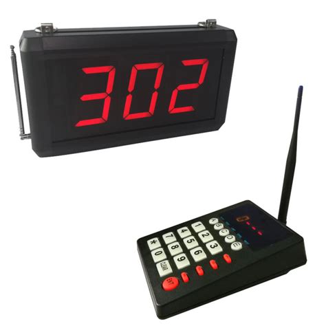 wireless restaurant calling system number display system restaurant